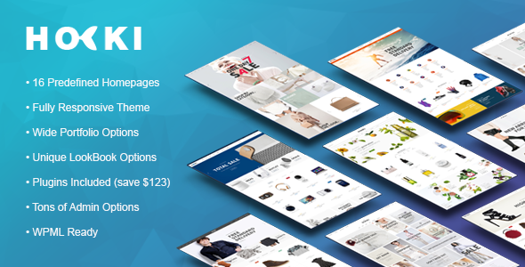 HOKI - Responsives WordPress- und WooCommerce-Design für verschiedene ...