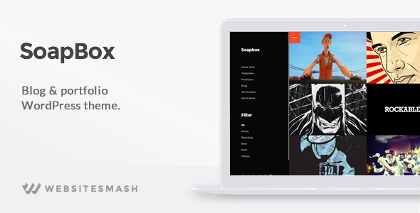 SoapBox - Blog & Portfolio-Thema - Agentur zweigelb