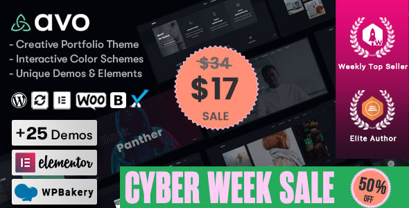 Avo – WordPress-Vorlage für kreatives Portfolio und Agenturen - Agentur ...