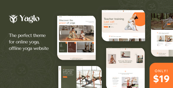 Yaglo – Yoga Studio WordPress-Layout - Agentur zweigelb