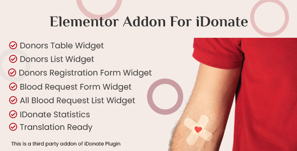 Elementor-Addon für IDonatePro – Blutspende, Blutspende und - Agentur ...