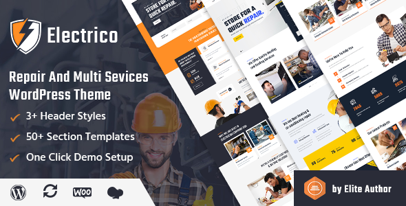 Electrico – Reparatur- und Multiservices-WordPress-Template - Agentur ...