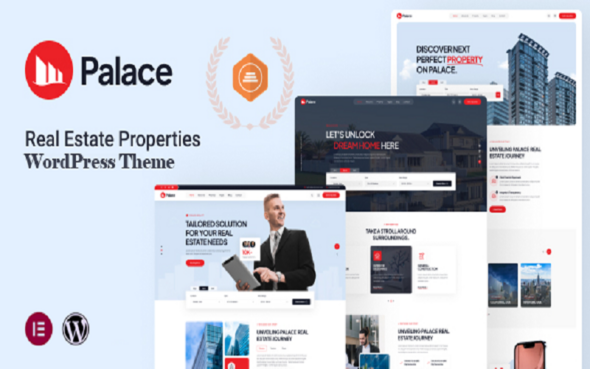 Palace – Immobilien-WordPress-Layout - Agentur zweigelb