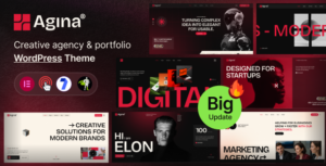 Agina – WordPress-Template für Kreativagentur und Portfolio - Agentur ...