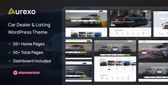 Auxero – Autohändler und Listing-WordPress-Template - Agentur zweigelb