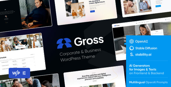 Gross – WordPress-Layout für Buchhaltung, Statistik und Analyse ...