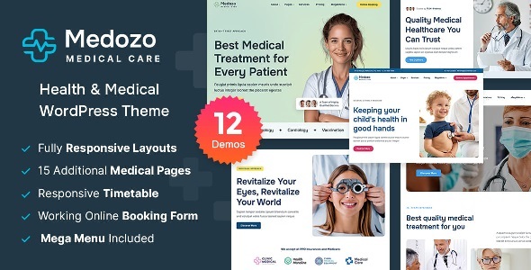 Medozo – Medizinisches Premium-WordPress-Layout - Agentur zweigelb