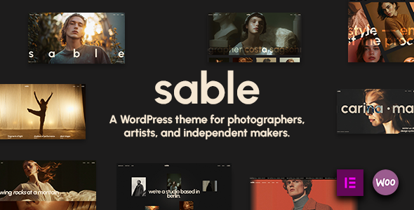 Sable – WordPress-Vorlage für kreatives Portfolio - Agentur zweigelb