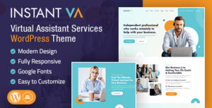 Sofortige VA | WordPress-Layout für den virtuellen Assistenten ...